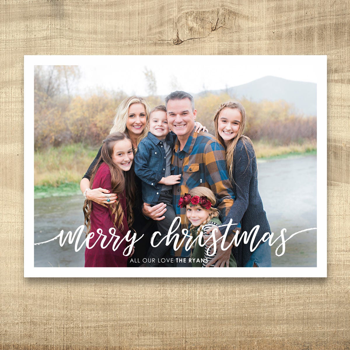 Photo Christmas Card, Christmas Card, Holiday Card, Personalized ...