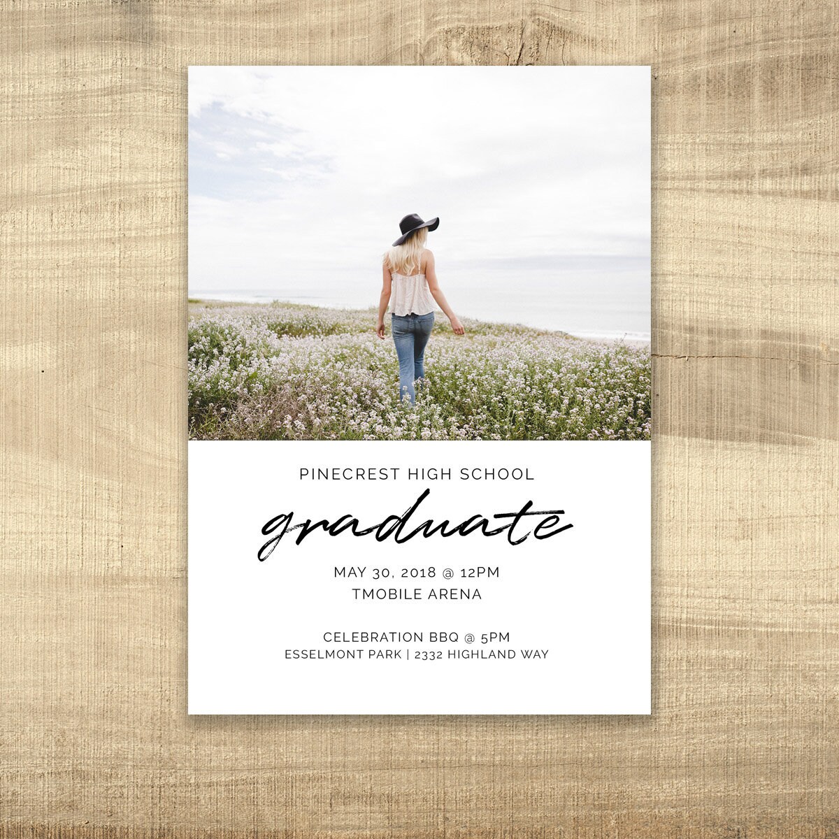 Graduation Announcement Graduation Invitation Modern | Etsy