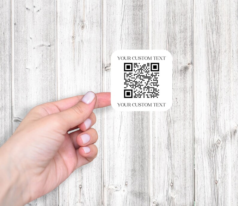 Custom QR Code Stickers/ Labels QR Code Scan Stickers - Etsy