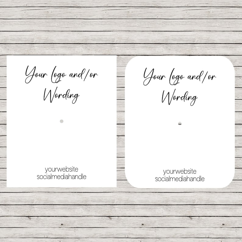 Custom Designed-your Logo, Wording & Design Enamel Pin Display Cards ...