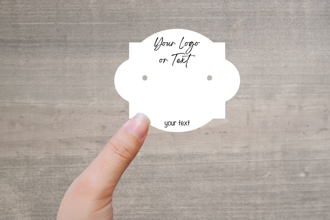 Custom Designed-your Logo, Wording & Design Earring Display Cards ...