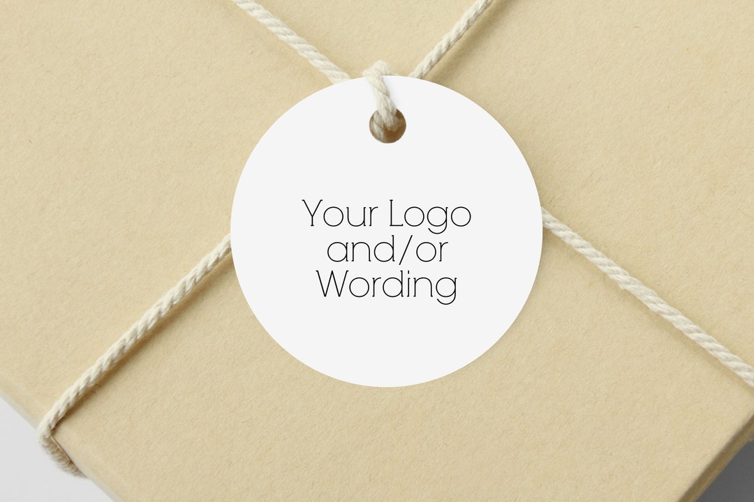 Round or Square Hang Tags-your Logo And/or Wording, Various Sizes, One ...