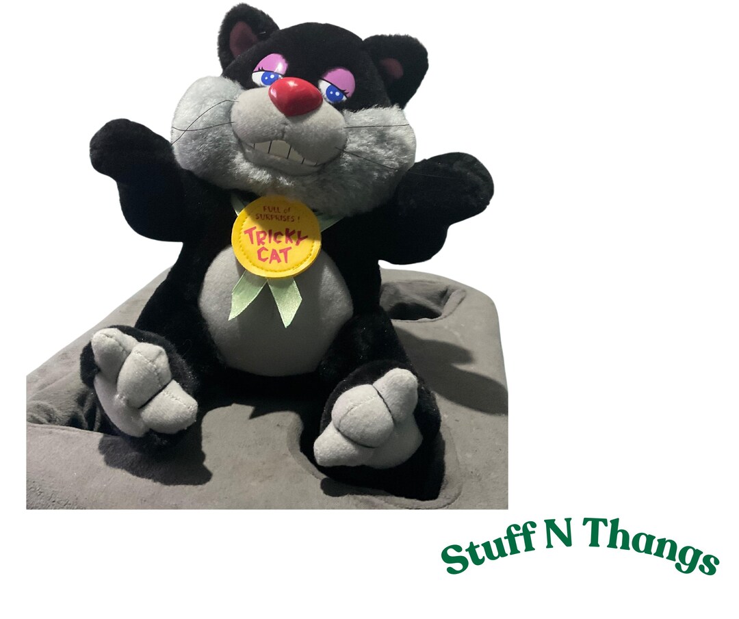 Vintage 1997 Tricky Cat Animatronic Plush Toy - Etsy