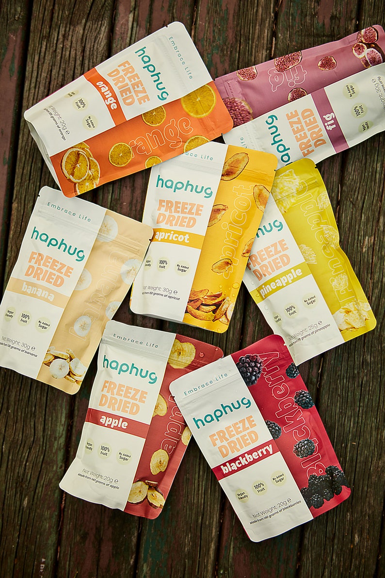 Freeze Dried Pineapple - Haphug, Pineapple Fruit Snacks, Sugar-free ...