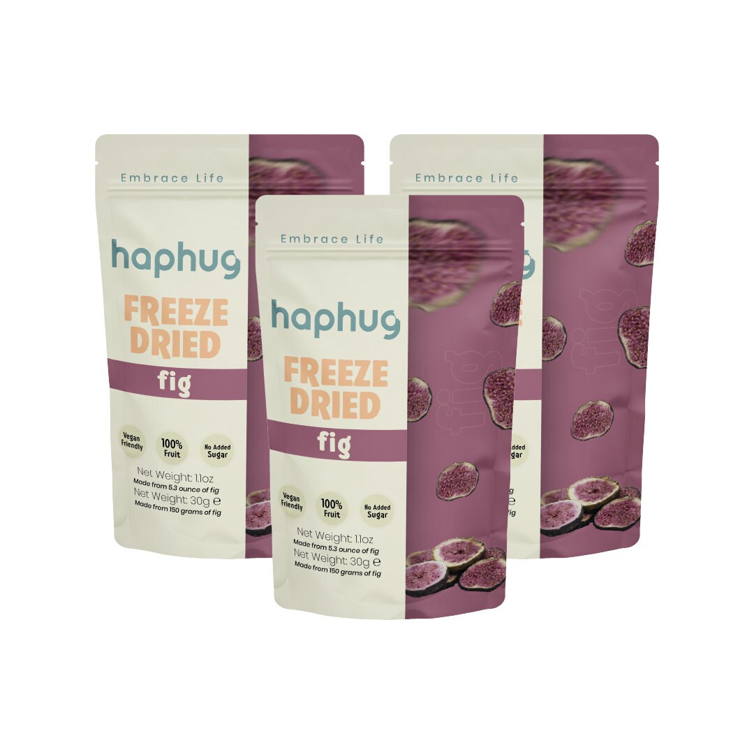 Haphug Freeze Dried Fig Slices, Vegan Snack, Trail Mix (triple Pack) - Etsy