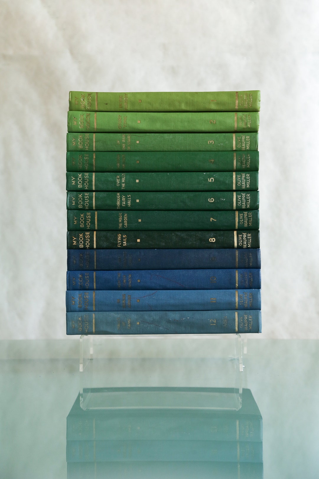 Colour Story Books Decorative Stack of Vintage Hardback Children's ...