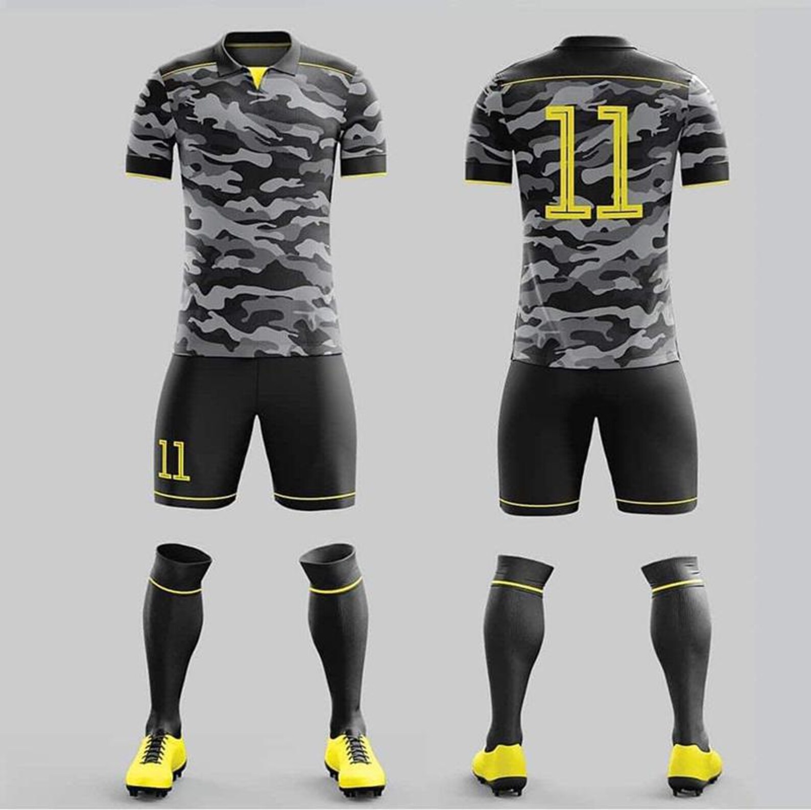 15 Pieces Custom Made Soccer Teamwear Uniform Kit Bundle for Clubs ...