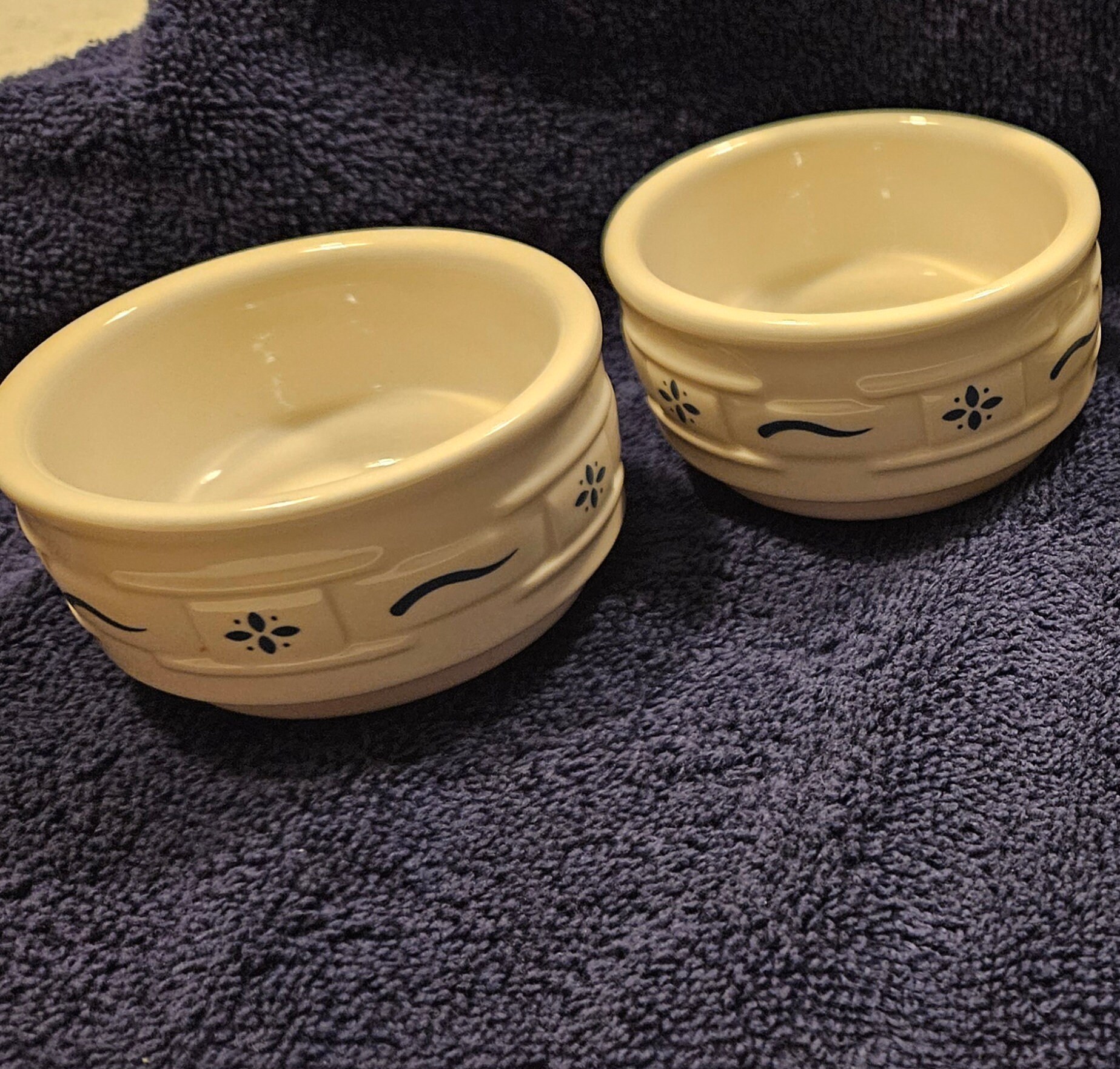 Longaberger Small Bowls, Set of 2. - Etsy