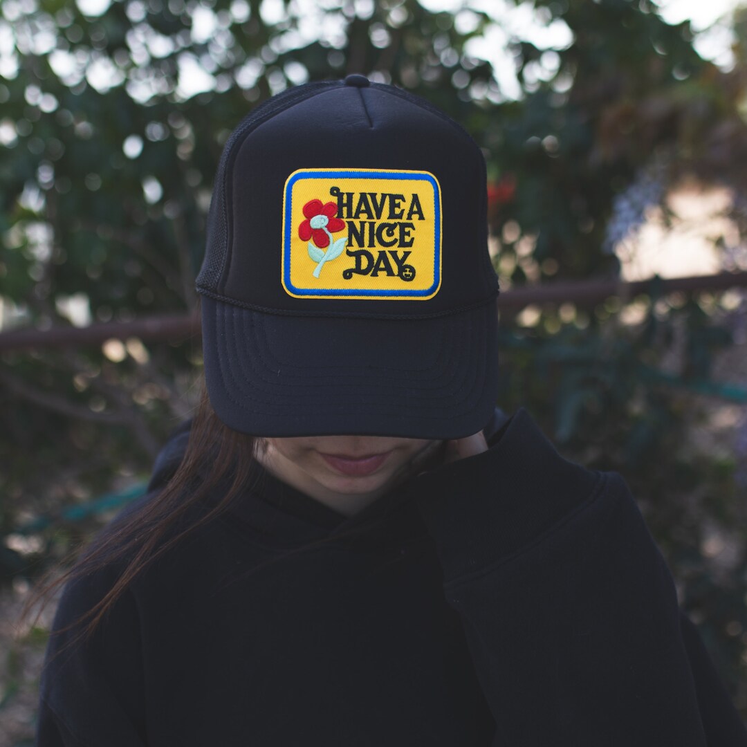 Have A Good Day Black Trucker Hat - Perfect Little Gift - Etsy