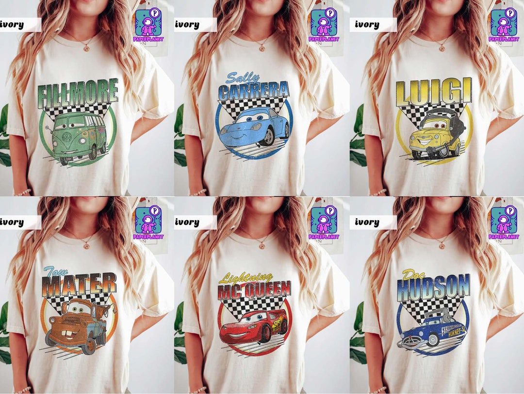 Disney Pixar Cars Shirts Racing Cars Matching Tee Disney - Etsy