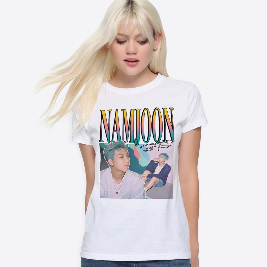 BTS Namjoon RM T-shirt, Men's and Women's Sizes (BTS-89813) - Etsy