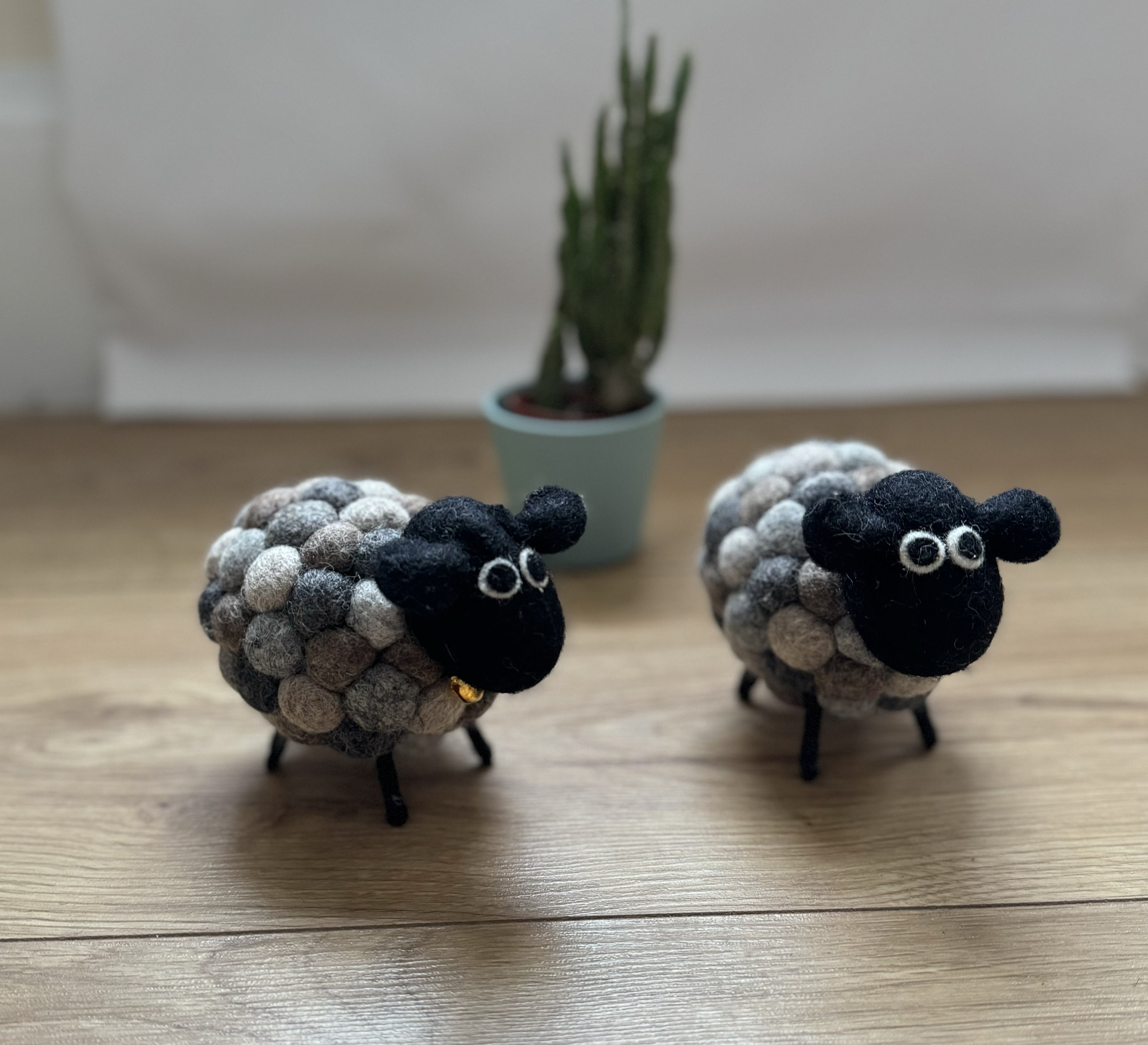 Felt Sheep | Felt Ball Sheep |felt Sheep Bauble |multicoloured Felt ...