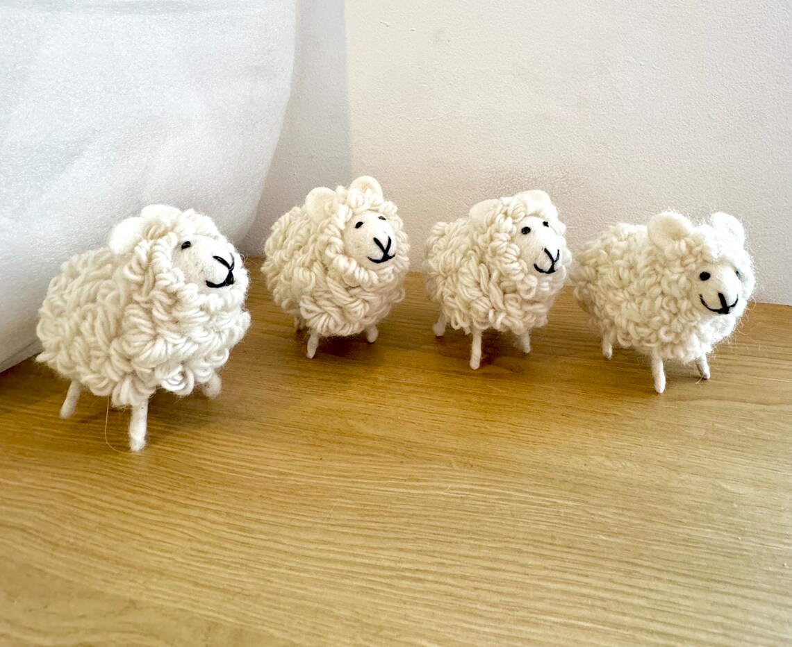 Needle Felted Sheep | Wool Felted Sheep Doll | Fair Trade Doll ...