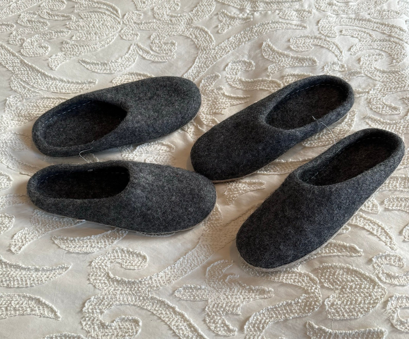Felt Slipper handmade Felt Slipper Natural Wool Felt Slippers Fair ...