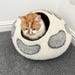 Felt Wool Cat House | Cat Bed | 44 Cm Cat Home | Felt Wool Kitten Cave ...