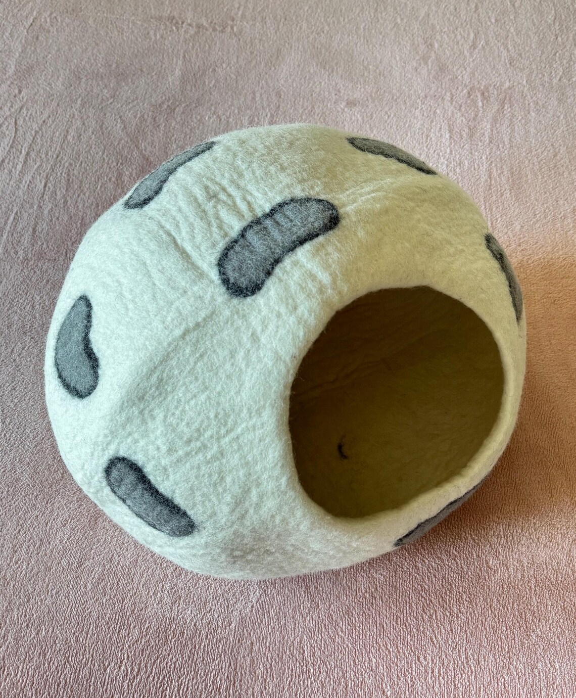 Felt Wool Cat House | Cat Bed | 44 Cm Cat Home | Felt Wool Kitten Cave ...