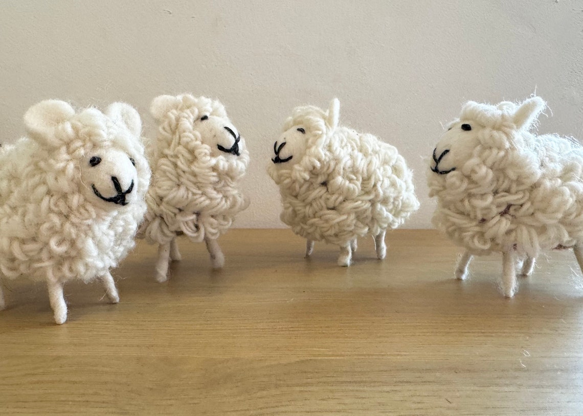 Needle Felted Sheep | Wool Felted Sheep Doll | Fair Trade Doll ...