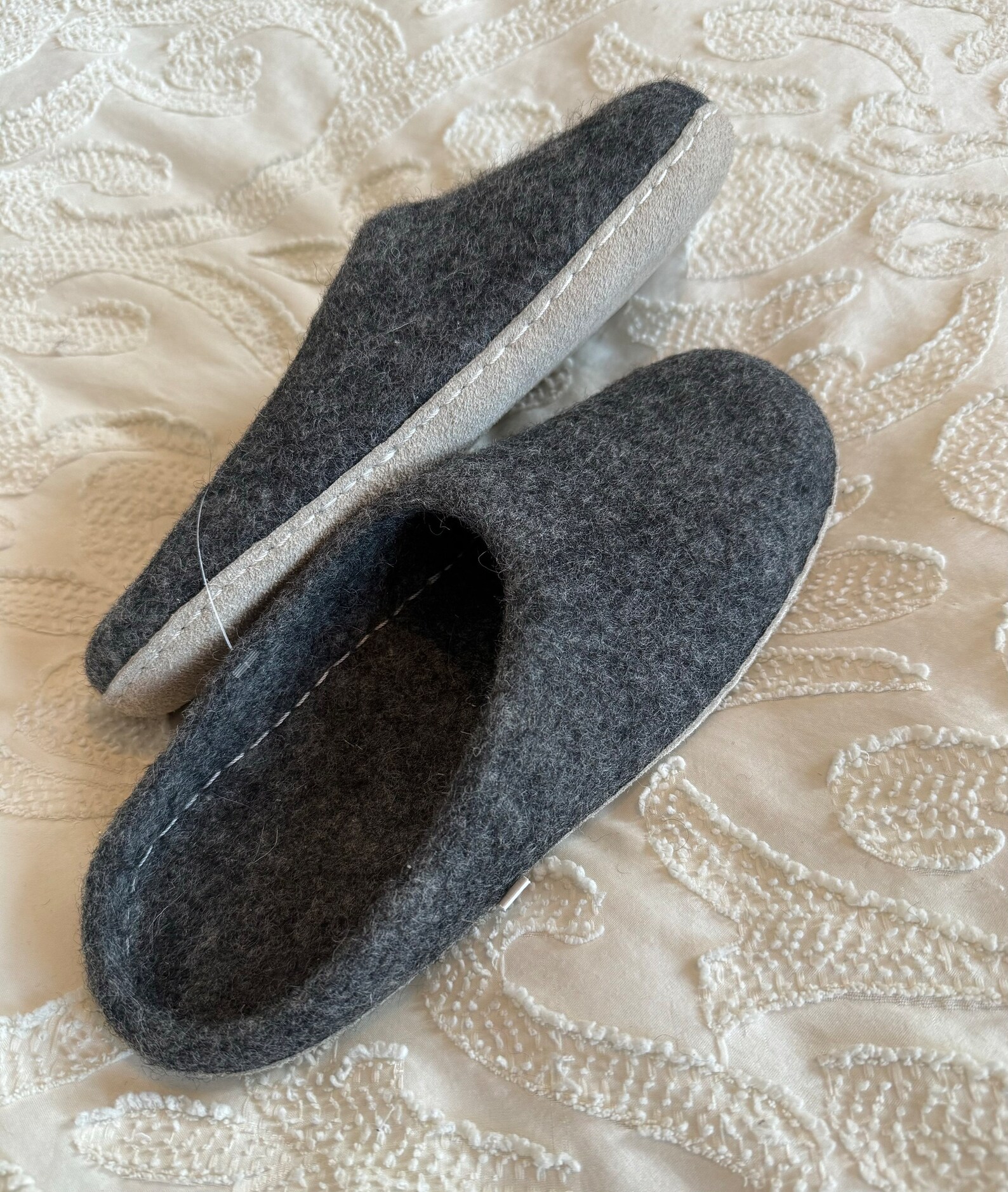Handmade Wool Felt Slippers: Fair Trade Indoor Shoes - Etsy