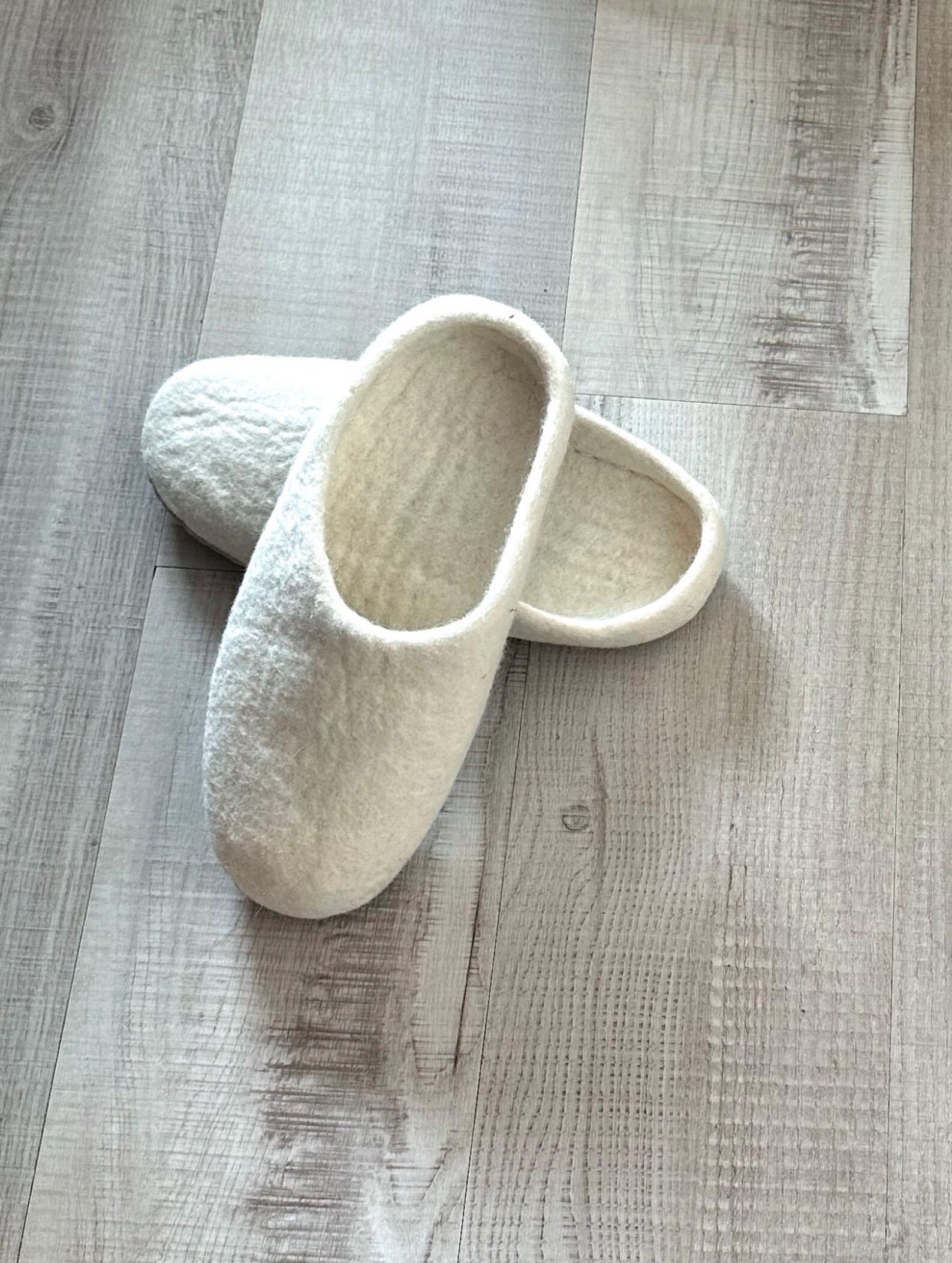 Handmade Wool Felt Slippers: Fair Trade Indoor Shoes - Etsy