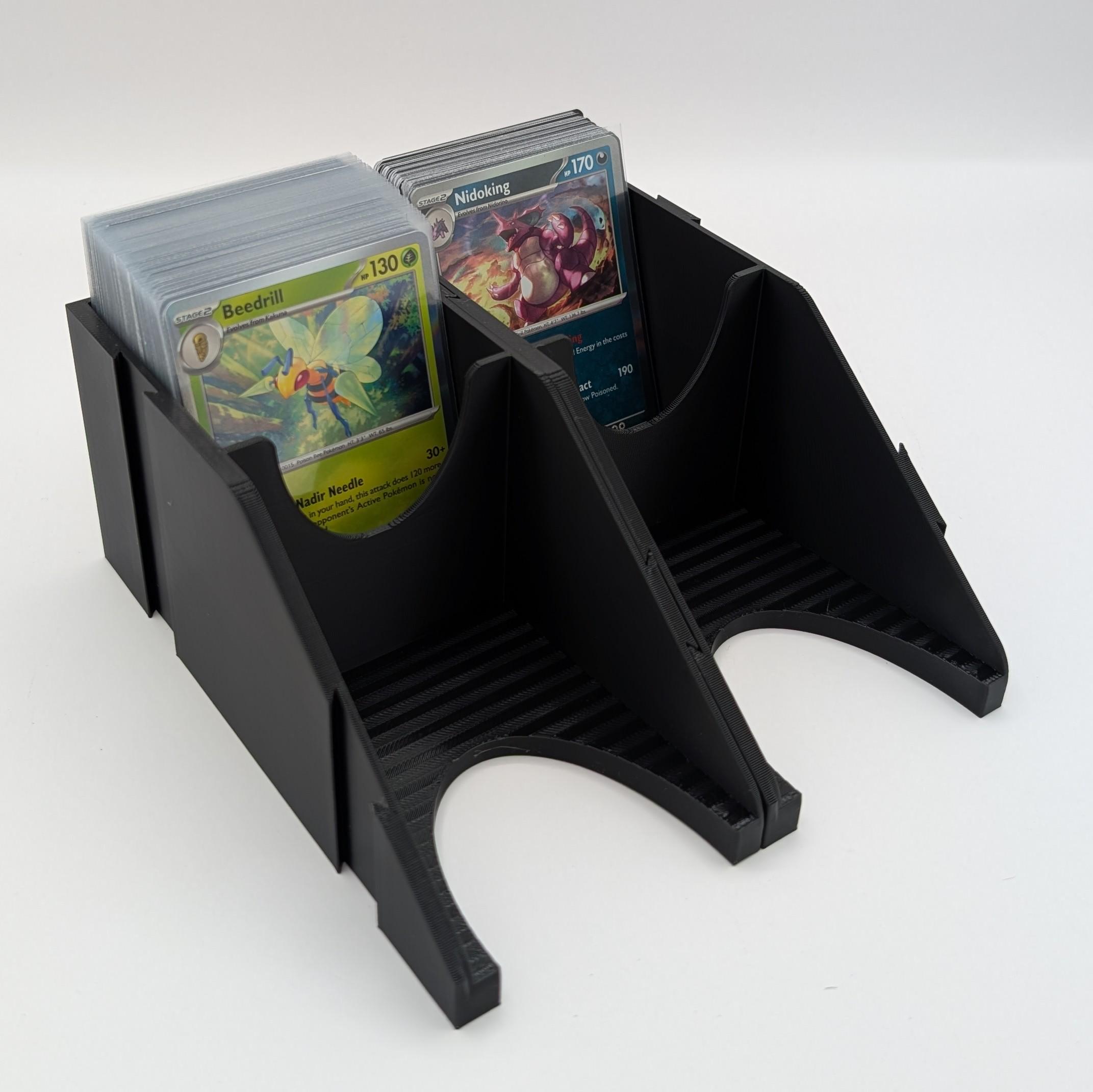Modular MTG Card Holder With Removable Lid | Connectable Draw & Discard ...