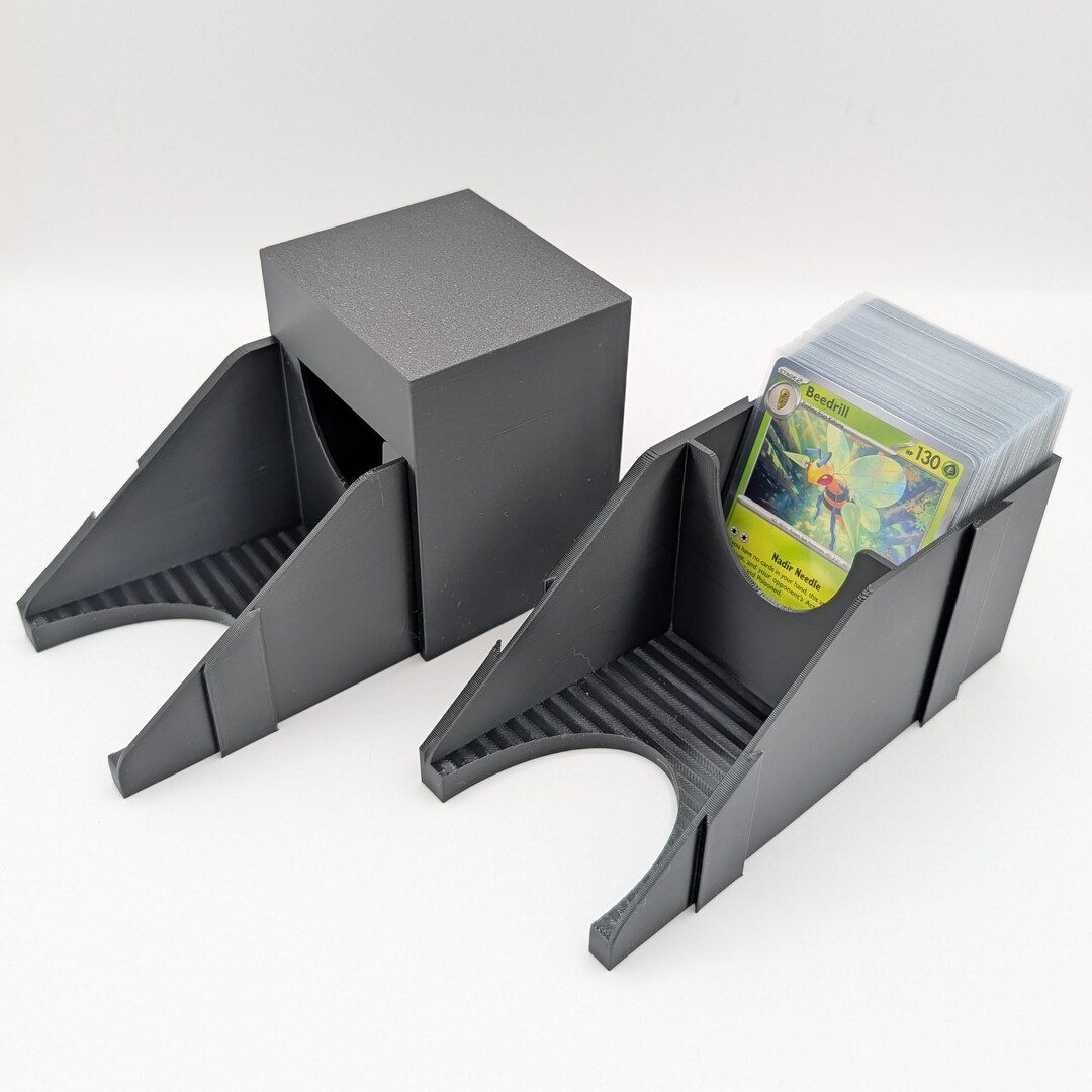 Modular MTG Card Holder With Removable Lid | Connectable Draw & Discard Organizer for Magic: the ...