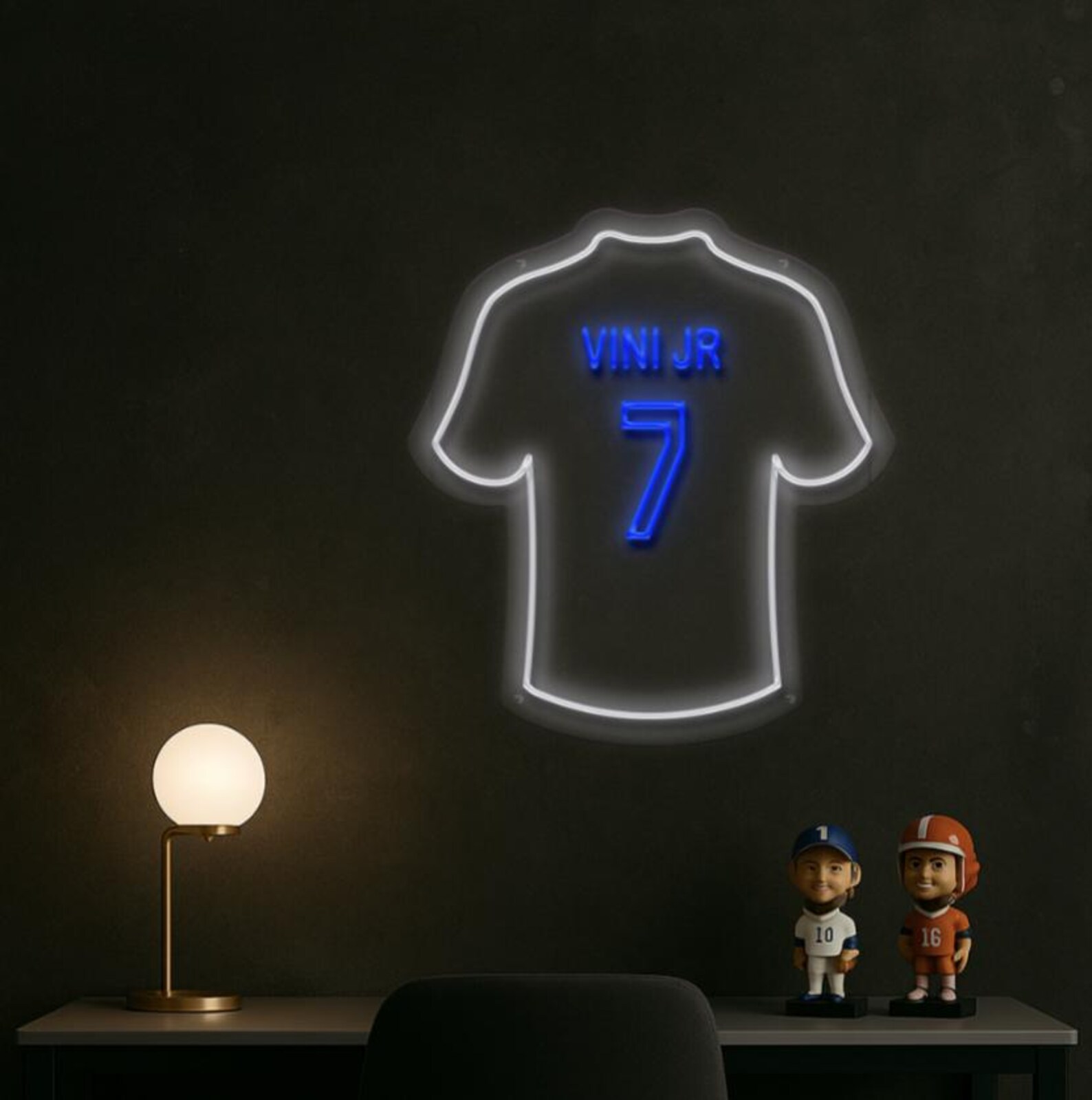 Custom Soccer Jersey Neon Sign,soccer Room Decor, LED Lights,soccer ...