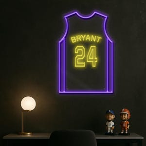 Custom Basketball Jersey Neon Sign,basketball Room Decor, LED Lights ...