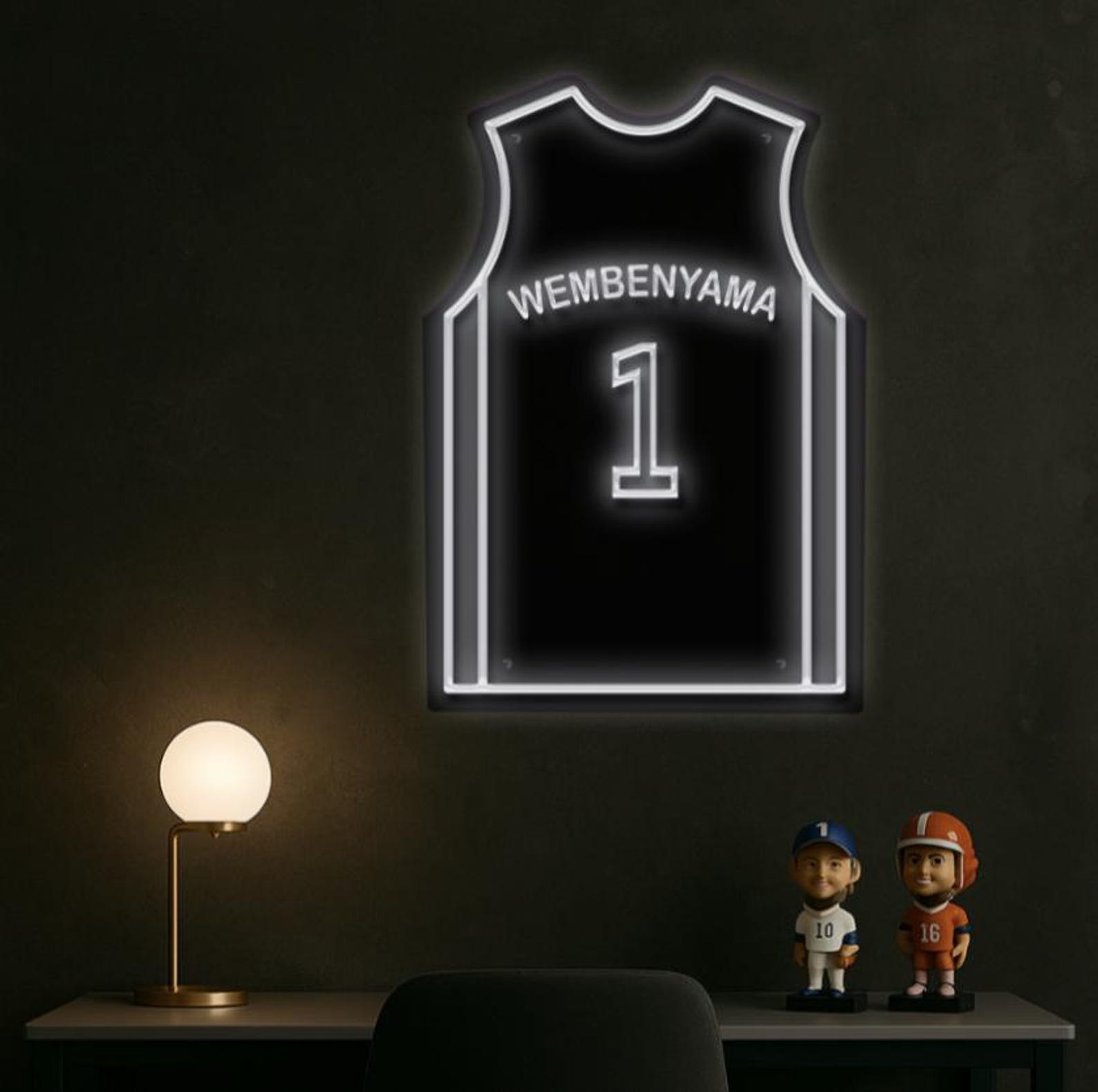 Custom Basketball Jersey Neon Sign,basketball Room Decor, LED Lights ...