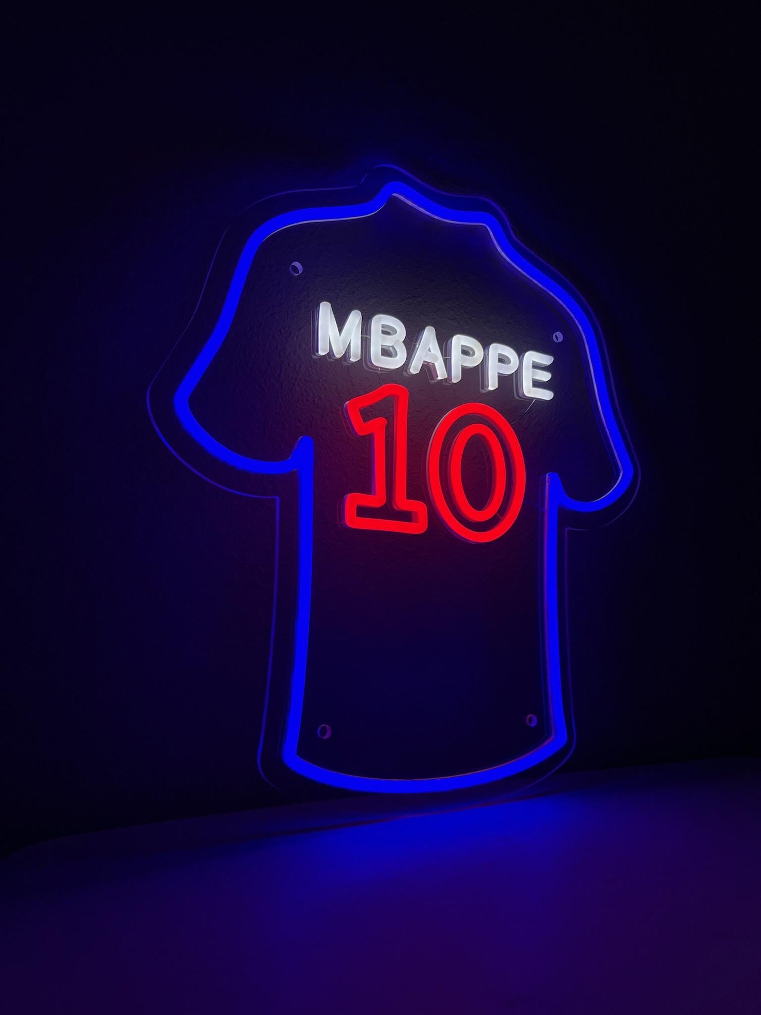 Custom Soccer Jersey Neon Sign,soccer Room Decor, LED Lights,soccer ...