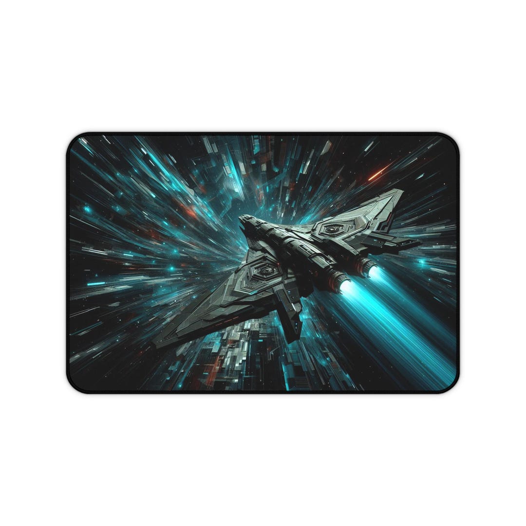 Galactic Desk Mat - Space Themed Office Accessory, Gaming Mouse Pad ...