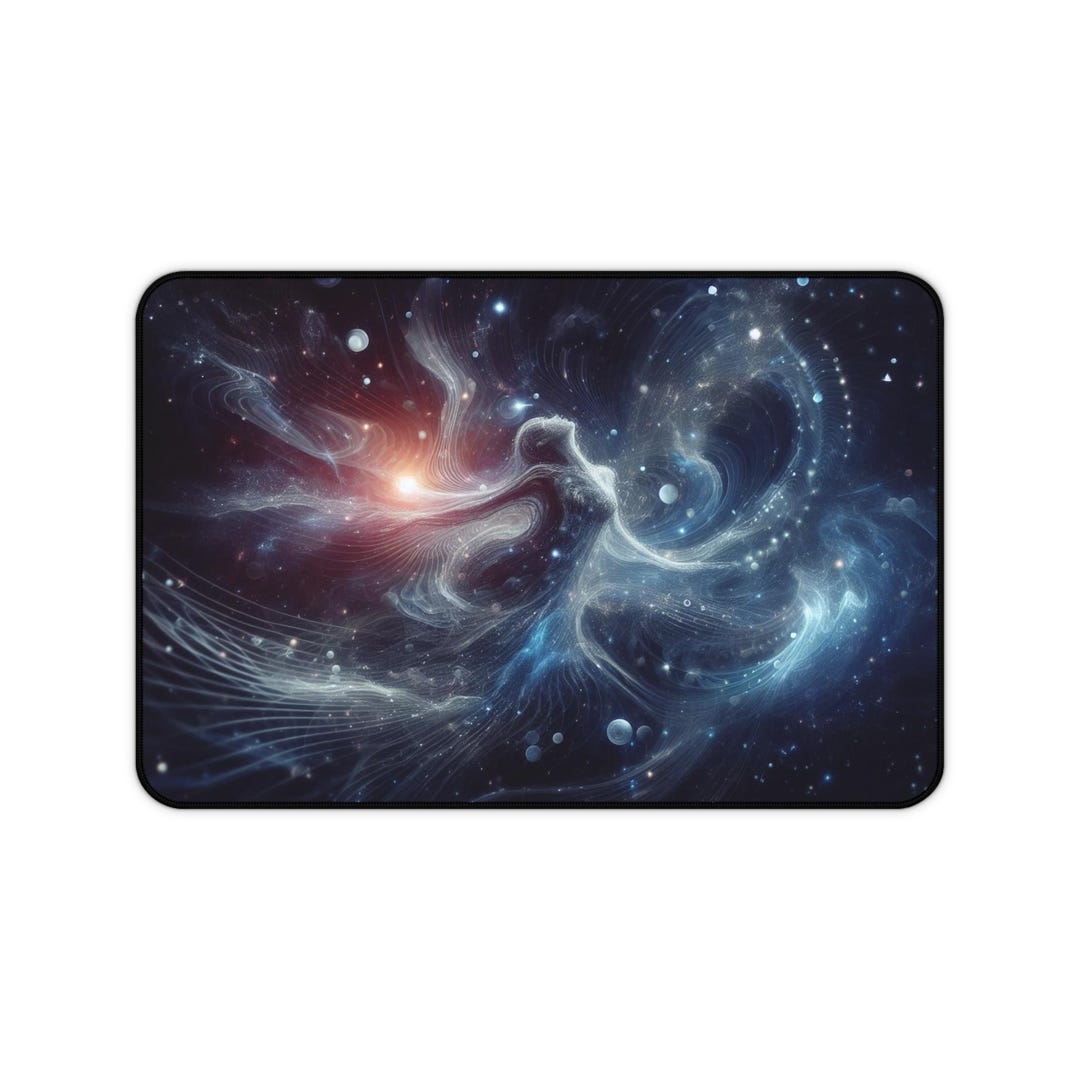 Galactic Desk Mat - Cosmic Office Decor, Space Themed Mouse Pad ...