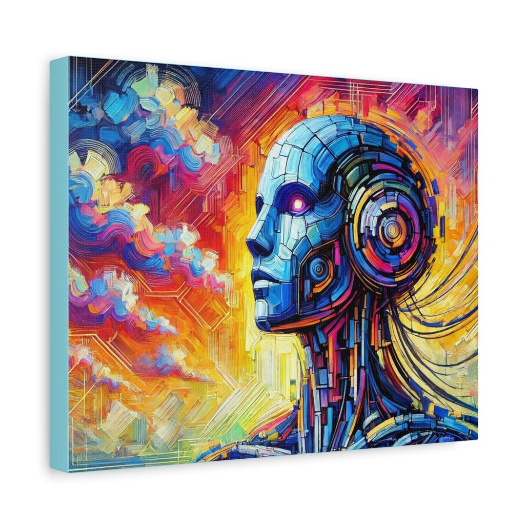 Canvas Print, Sci-fi, Android Sci-fi Wall Art, Home Decor, Geek Gift ...