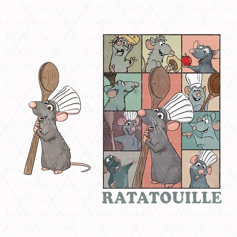 Remy Ratatouille Png - Etsy