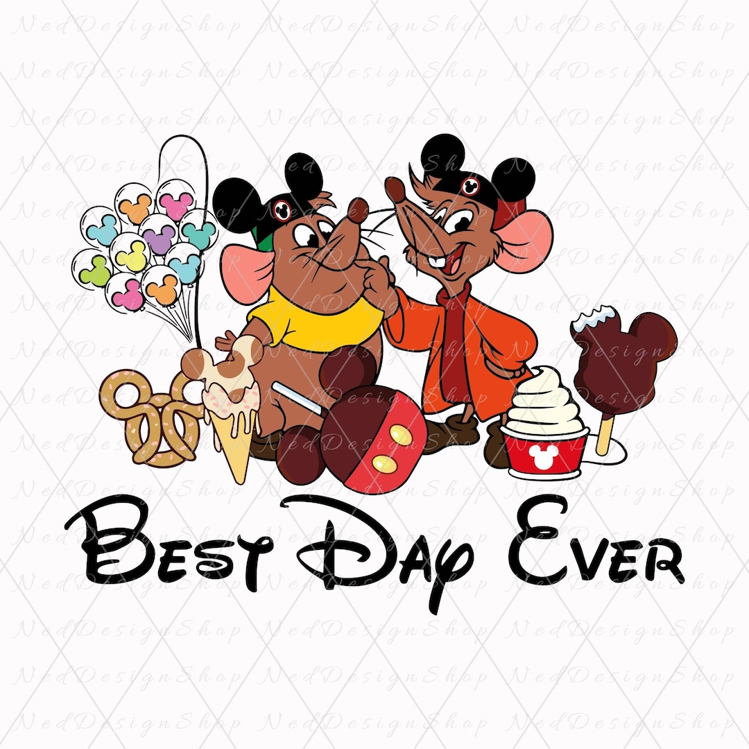 Best Day Ever Png, Gus Gus Mouse Png, Jaq and Gus Gus Png, Princess Png ...