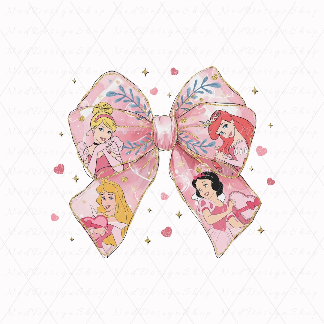 Princess Bow Png, Princess Cute Ribbons and Bows Png, Princess Png ...