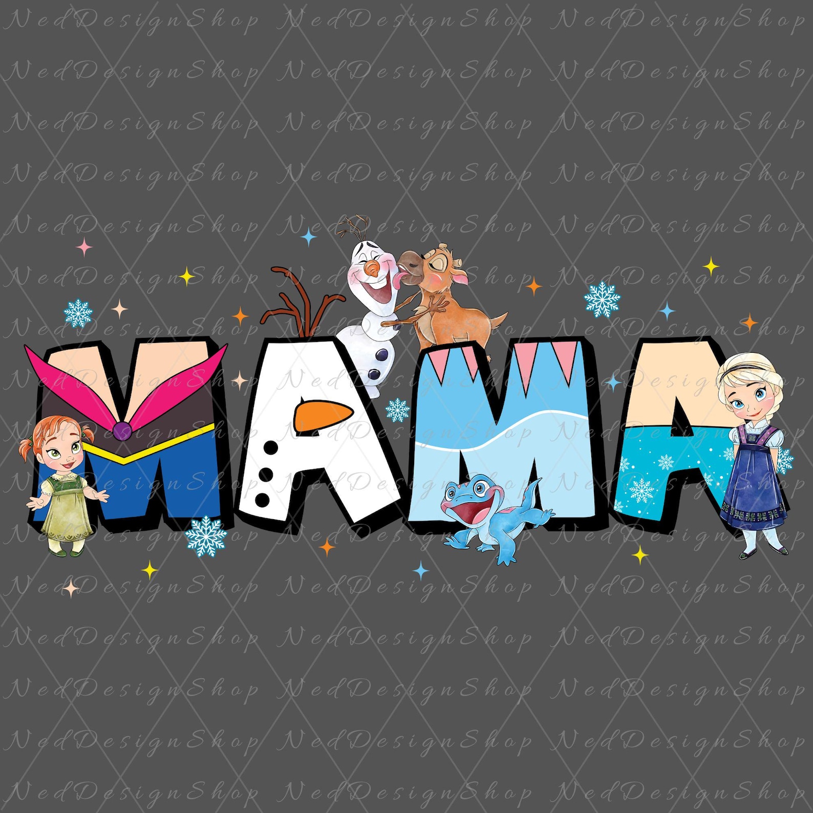 Frozen Mama Png, Princess Mom Png, Mama Cartoon Movie Png, Family ...