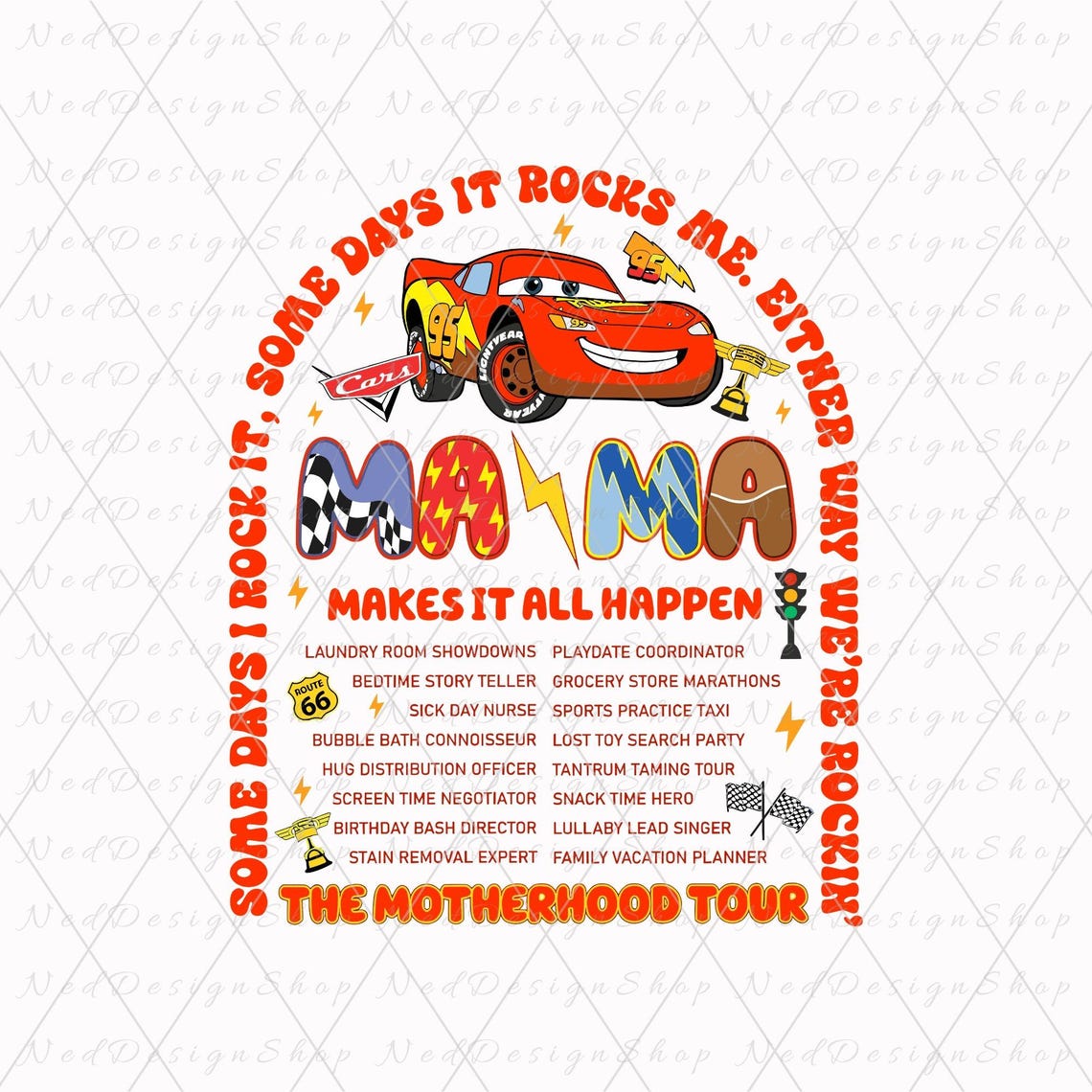 Bundle Mama Cartoon Car Movie PNG, Family Vacation Png, Retro Mama Png ...