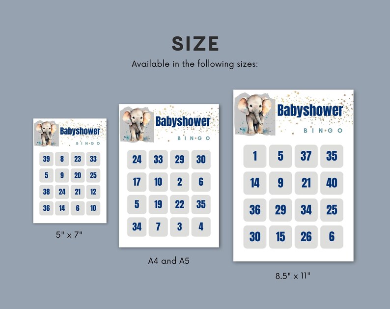 Baby Shower Bingo Cards 50 Prefilled Baby Bingo Cards Unique Bingo ...