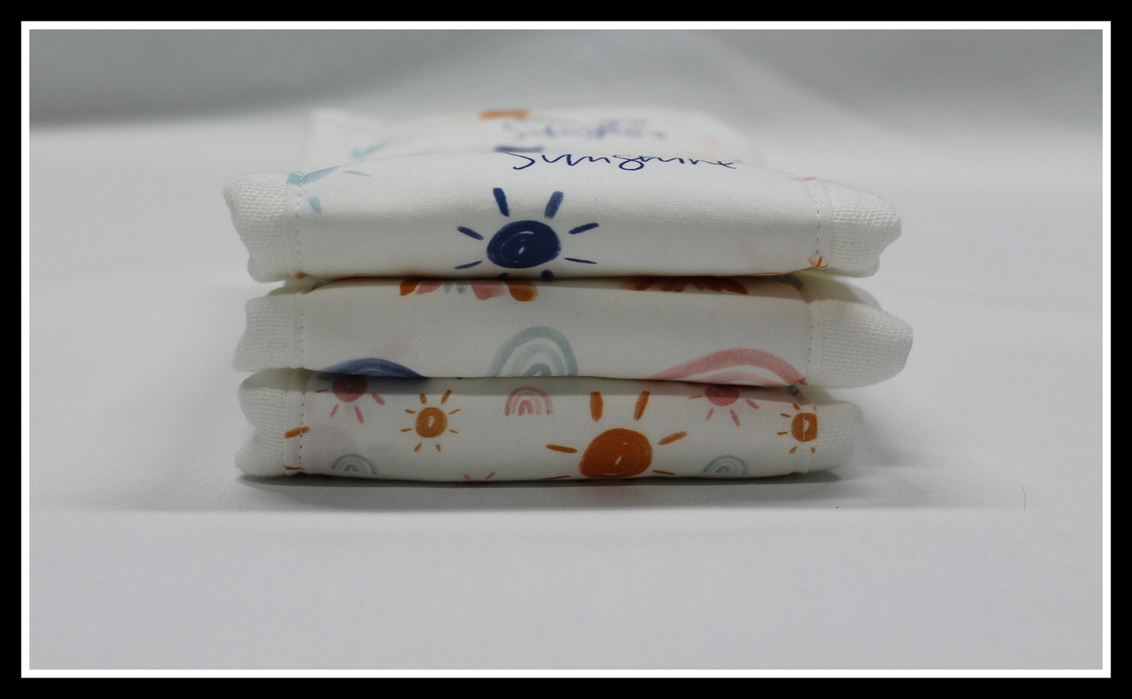 Rainbow Baby Burp Cloth Set – Cotton Burpies, Shower Gift (3 Pk) - Etsy