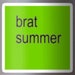 Customizable Brat Sticker - Etsy