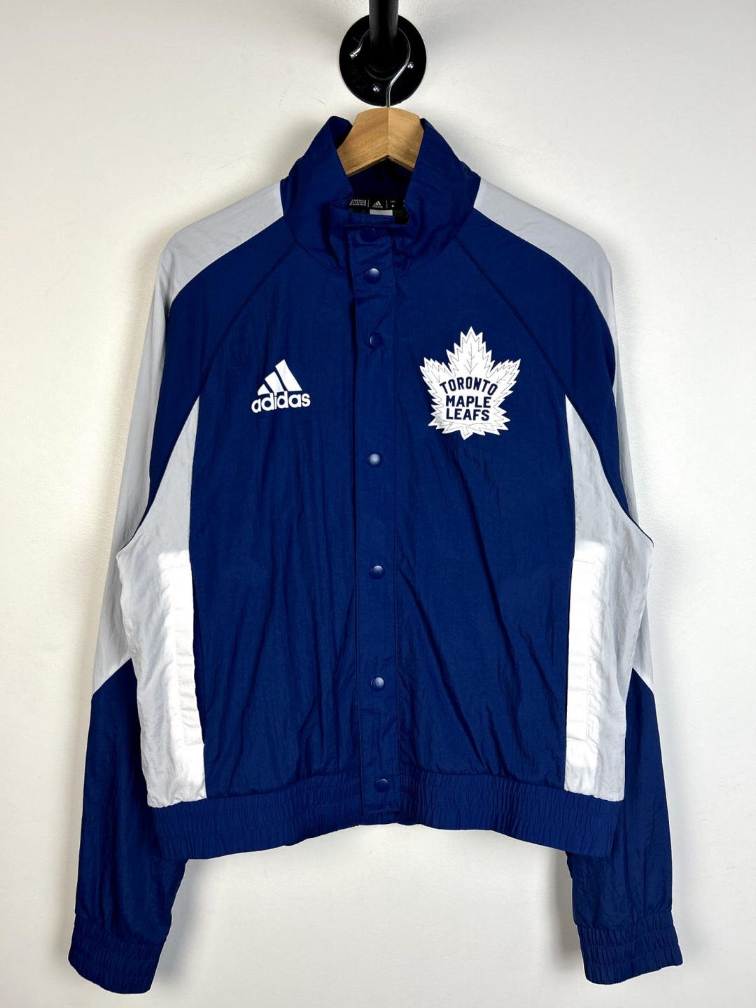Vintage Y2K Adidas Toronto Maple Leafs Blue Windbreaker Size M - Etsy