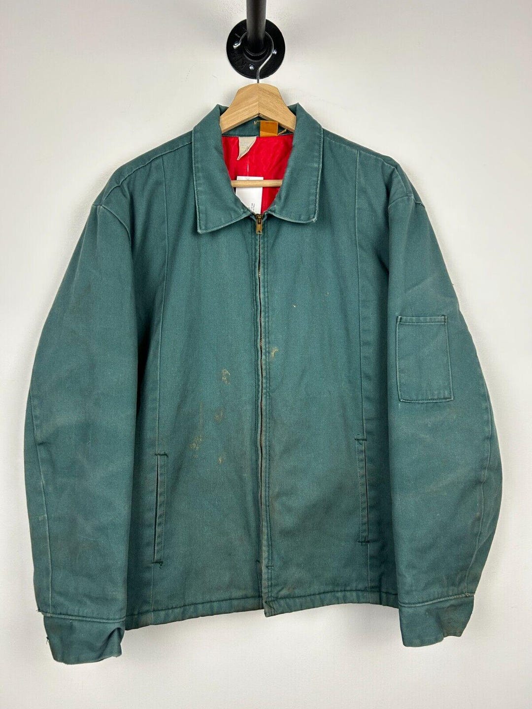 Vintage 80s Wrangler Big Ben Green Cropped Work Jacket Size XL - Etsy