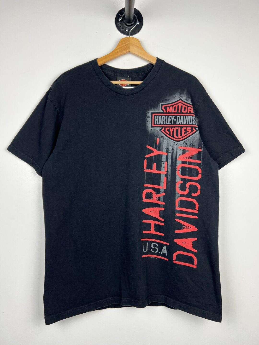 Vintage Harley Davidson Owen Sound Black Tee Size M - Etsy