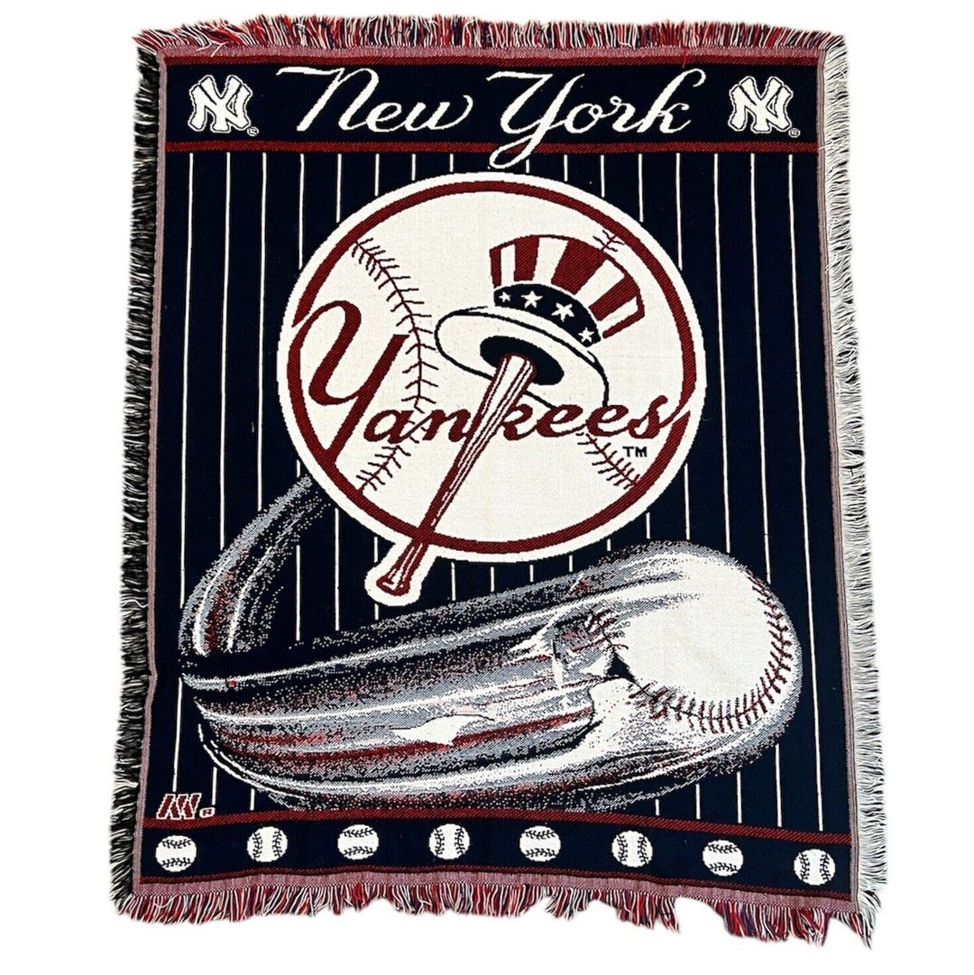 Vintage 90s MLB New York Yankees the Northwest Company Blanket - Etsy