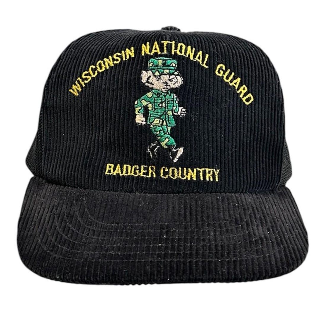 Vintage 90s Wisconsin National Guard Badger Country Corduroy Black ...