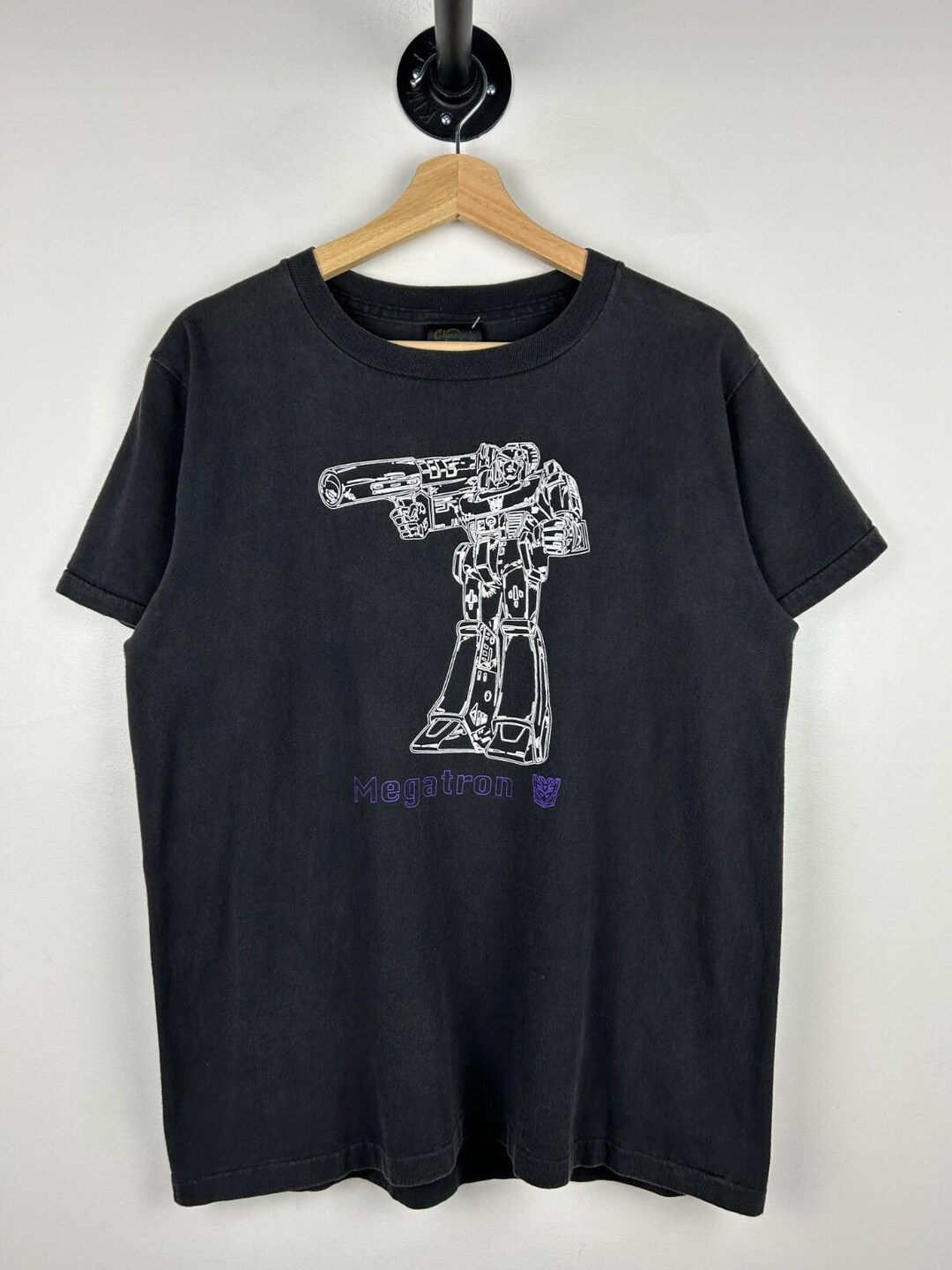 Vintage 90s Transformers Megatron Changes Black Tee Size M - Etsy