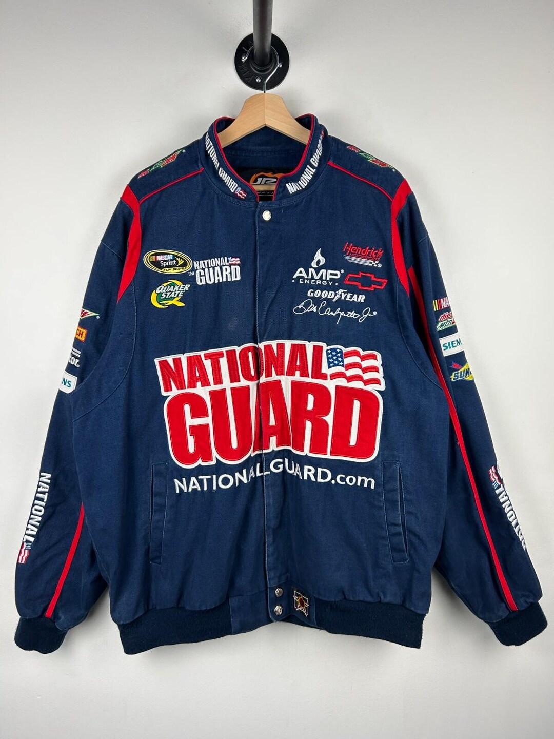 Vintage Nascar Jeff Hamilton Jr Nation National Guard Navy Racing ...