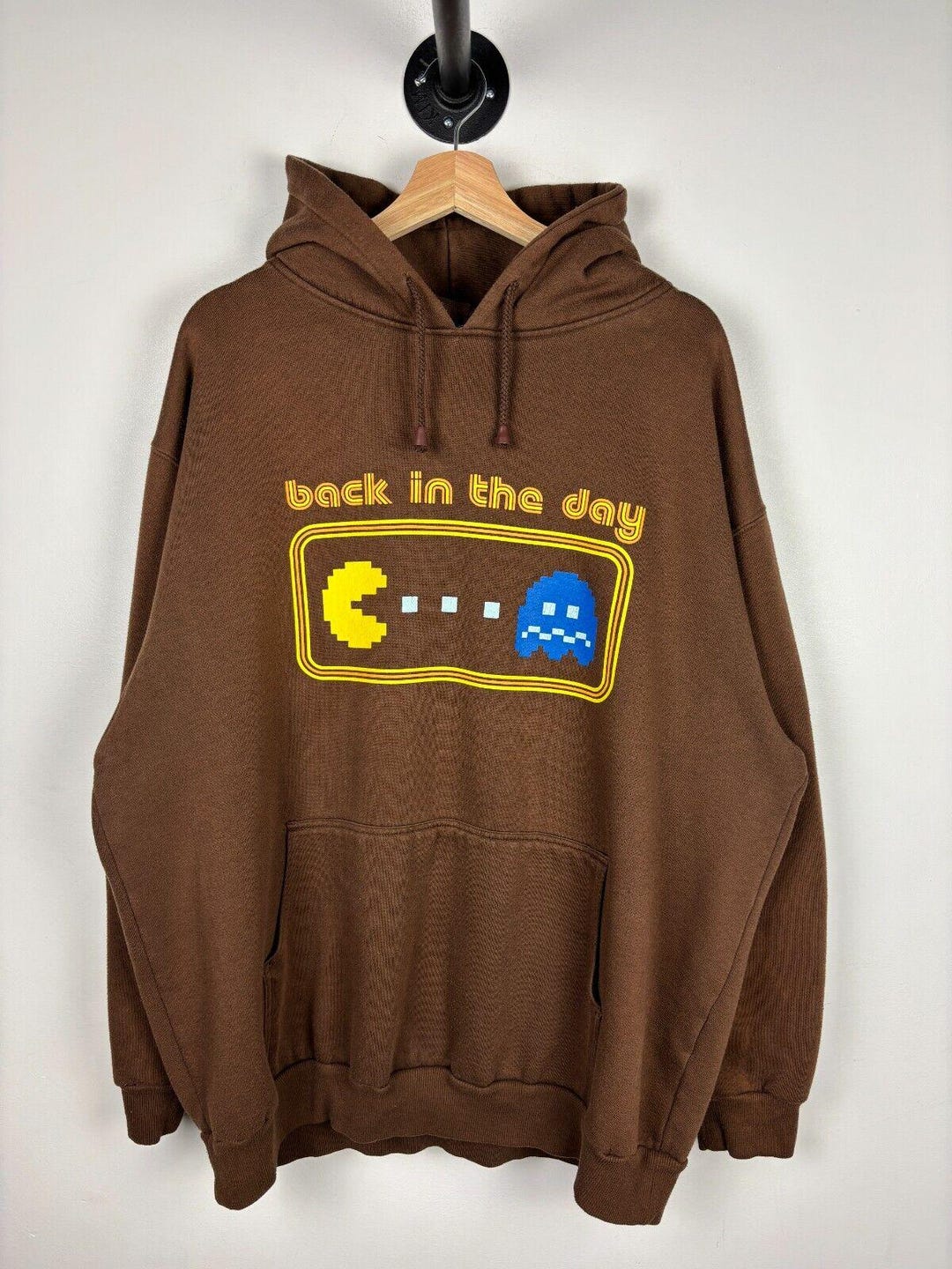Vintage Pac Man Back in the Day Brown Hoodie Size XXL - Etsy