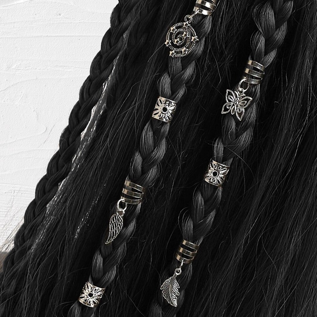 26 Pieces Vintage Silver Dreadlock Hair Rings For Women And Girls - Etsy