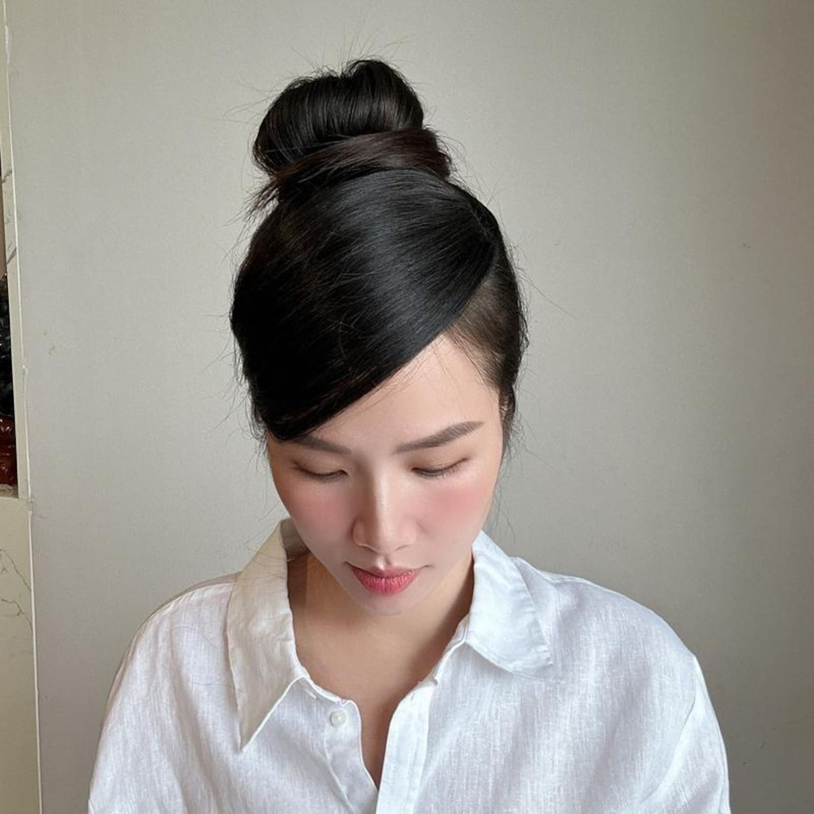 Handmade Clip in Bangs Extensions, Clean Angled Side Bangs, Real Human ...